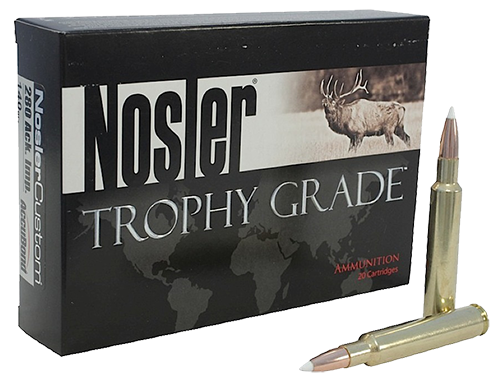 Nosler Trophy Grade .280 Remington 140 Grain Centerfire Rifle Ammo ...